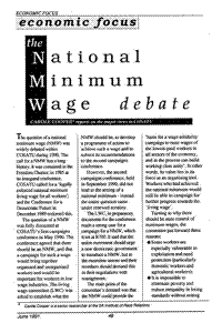 The national minimum wage debate | South African History Online