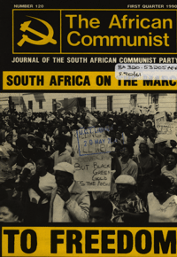The African Communist No 120, First Quarter 1990 | South African ...