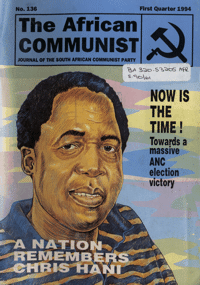 The African Communist Number 136 First Quarter 1994 | South African ...