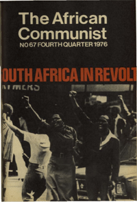 The African Communist No 67, Fourth Quarter 1976 | South African ...