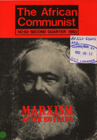 The African Communist No 93, Second Quarter 1983 | South African ...
