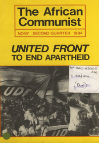 The African Communist No 97, Second Quarter 1984 | South African ...