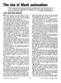The rise of Black nationalism | South African History Online