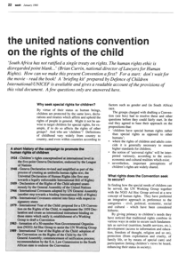 The United Nations Convention on the rights of the child | South ...