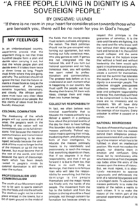 A free people living in dignity is a sovereign people | South African ...