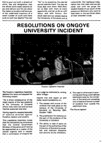 Resolutions on Ongoye University incident | South African History Online
