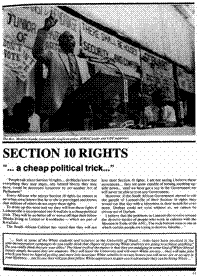 Section 10 rights | South African History Online