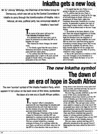 Inkatha gets a new look | South African History Online