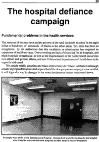The hospital defiance campaign | South African History Online