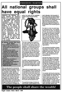 Freedom Charter - all national groups shall have equal rights | South ...