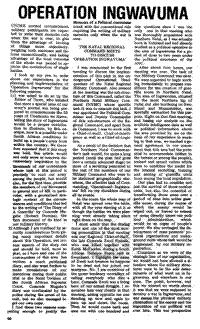 Operation Ingwavuma | South African History Online