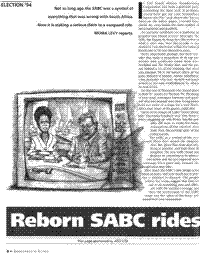Reborn SABC rides the waves | South African History Online