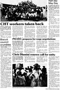 Chris Dlamini renews call for unity | South African History Online