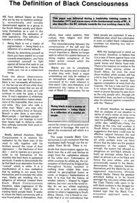 The definition of Black Consciousness | South African History Online