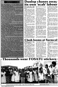 Dunlop chases away its own scab labour | South African History Online