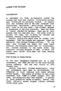Hlobane mine accident | South African History Online