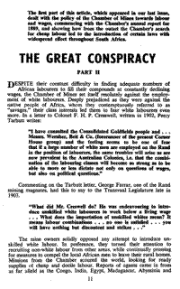 The great conspiracy. Part 2 | South African History Online