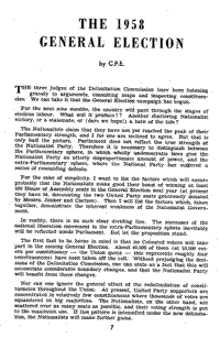 The 1958 general election | South African History Online