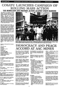 Cosatu launches campaign of rolling mass action : tax rebellion and ...