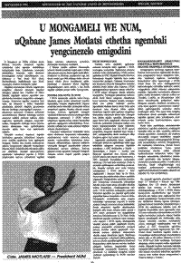 U mongameli we NUM uqabane James Motlatsi ethetha ngembali yengcinezelo ...