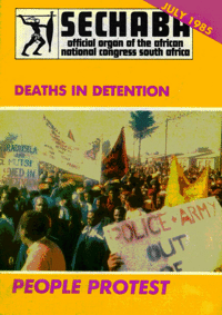 Sechaba July 1985 | South African History Online
