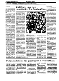 ANC lines up a new constitution for South Africa | South African ...