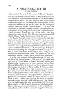 A Portuguese letter | South African History Online