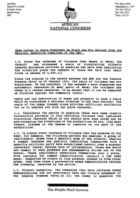 Open letter from the National Executive Committee of the ANC to State ...