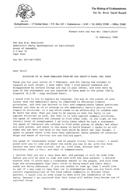Letter from Reverend David Russell to Errol K. Moorcroft | South ...