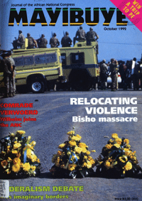 Mayibuye Volume 3 Number 9 October 1992 | South African History Online