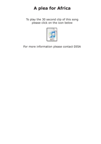 A plea for Africa | South African History Online