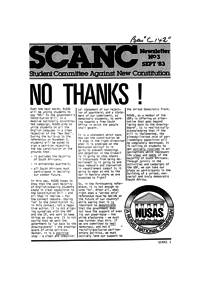 SCANC Newsletter No 3 | South African History Online