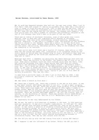 Interview with Marumo Moerane | South African History Online