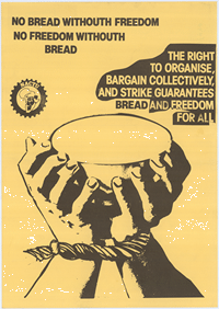No bread without freedom : No freedom without bread | South African ...