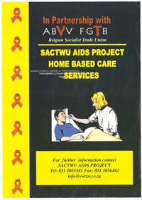 SACTWU Aids Project: home based care services | South African History ...