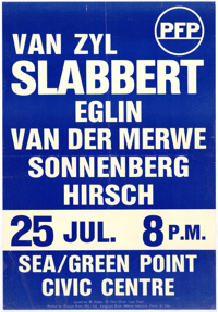 PFP Election Campaign poster | South African History Online