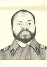 Drawing of an SWAPO man | South African History Online