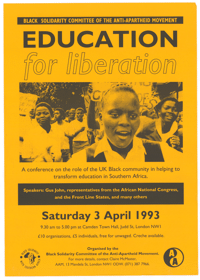 Education for liberation | South African History Online