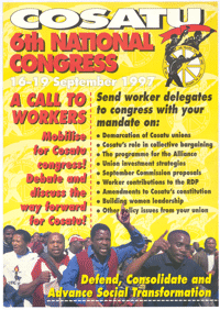 COSATU 6th National Congress | South African History Online