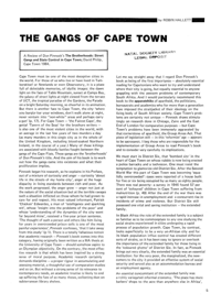 The Gangs of Cape Town | South African History Online