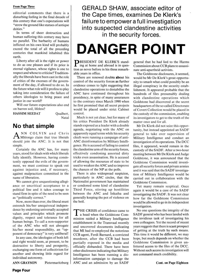 Danger Point | South African History Online