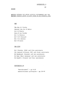 Meeting between the South African Government and the Western Contact ...