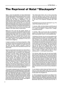 The Reprieval of Natal 'Blackspots' | South African History Online