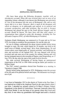 Zephania Mothopeng | South African History Online