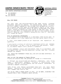 United Democratic Front statement on management committees | South ...