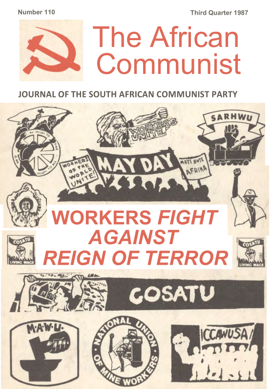 The African Communist No 110, Third Quarter 1987 | South African ...