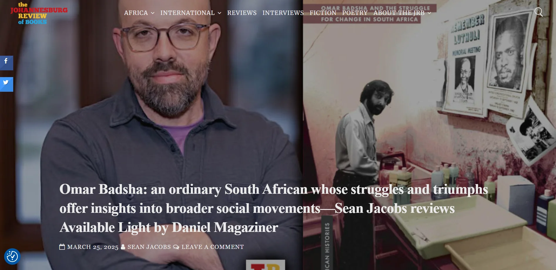 Omar Badsha: an ordinary South African whose struggles and triumphs ...