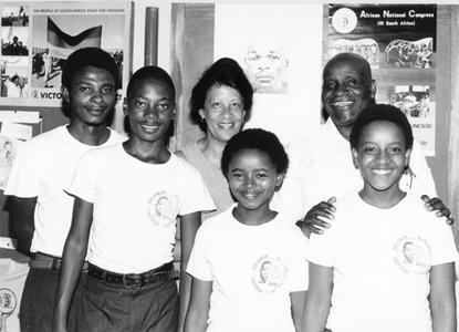 Thomas Nkobi, Treasurer General of the ANC with Dulcie September and ...