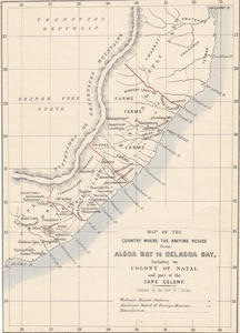 Colony of Natal and part of colony of Cape, 1860 | South African ...
