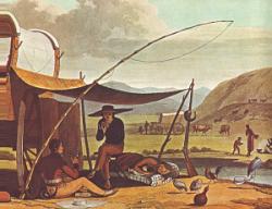 The first Boer Trek to Angola that started in 1874 reaches Lake Ngami ...